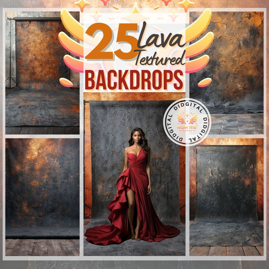 25 Dark Textured Digital Studio Backdrops, Grunge Backdrop Overlays ...