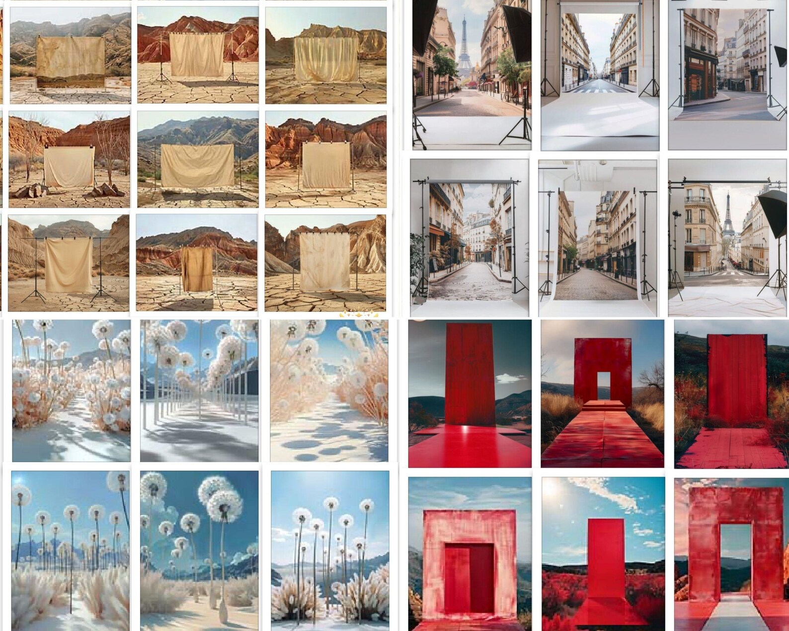 Photography Digital Backdrops Bundle, Digital Photo Backdrops ...