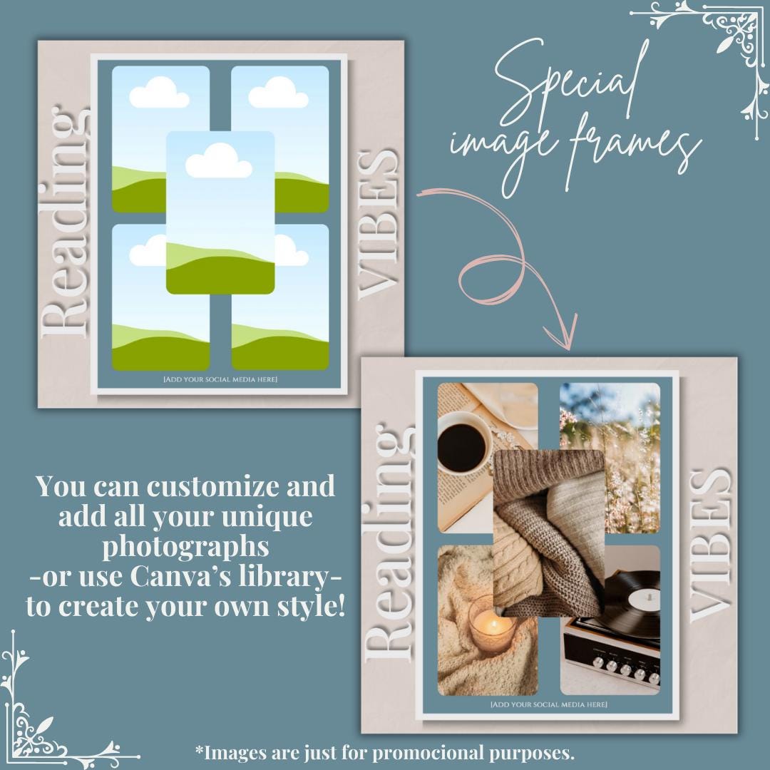 Canva Template Bundle - Book Review - for Booktokers & Bookstagrammers ...