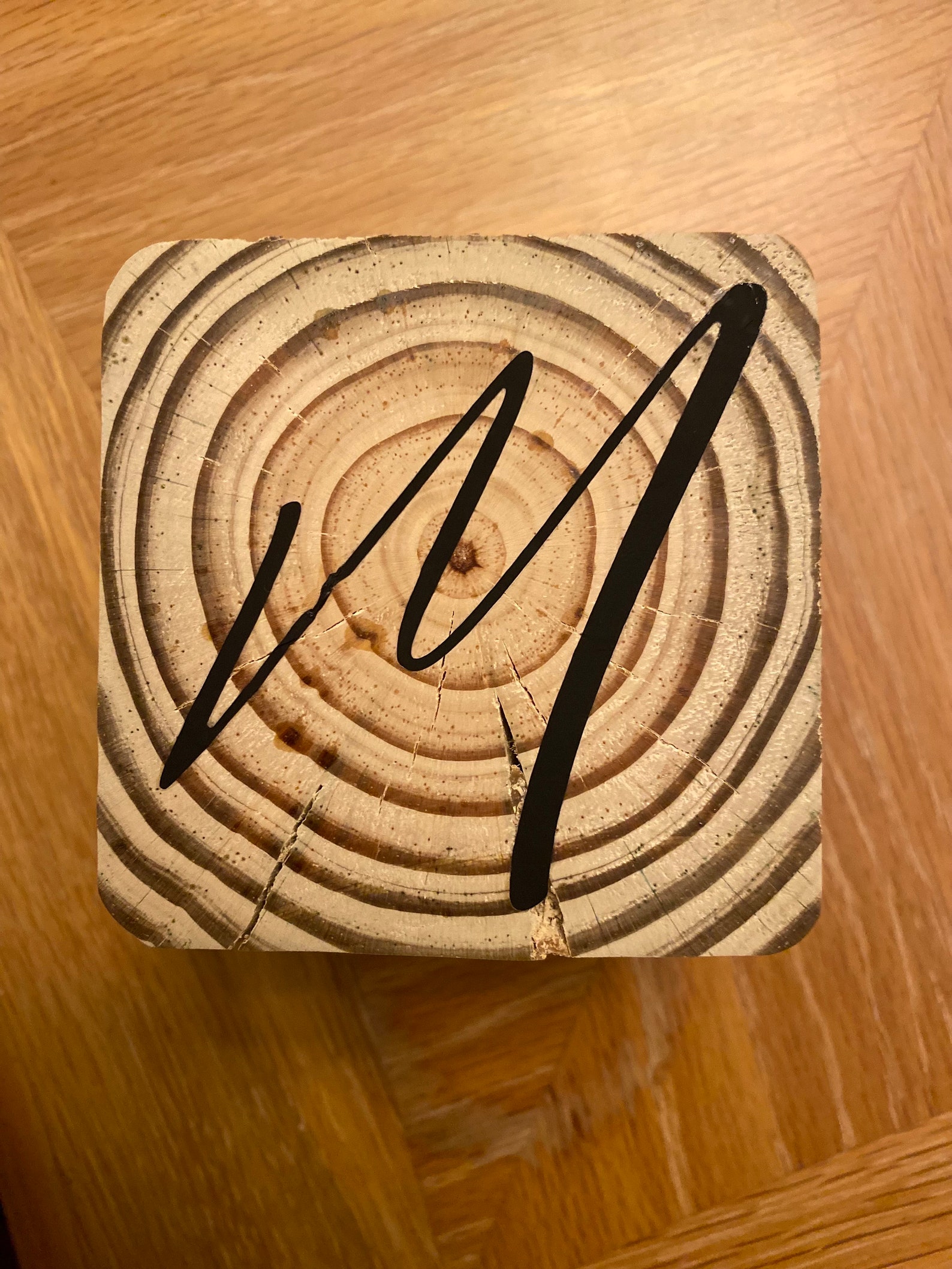 Custom Wooden Coasters - Personalized Rustic Drink Coasters - Set of 4 ...