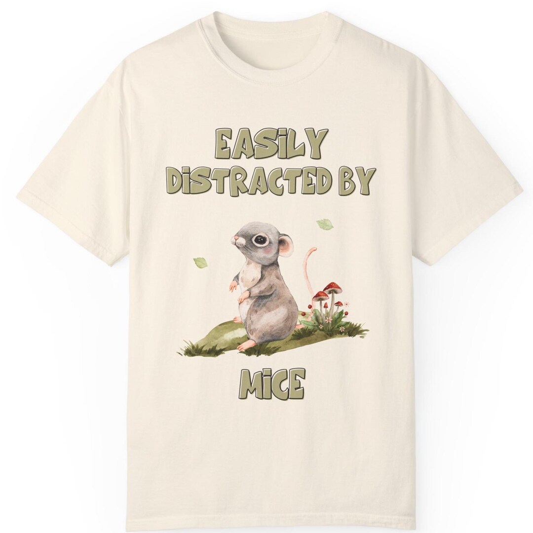 Easily Distracted by Mice Shirt, Mouse Lover Shirt, Mouse Shirt ...