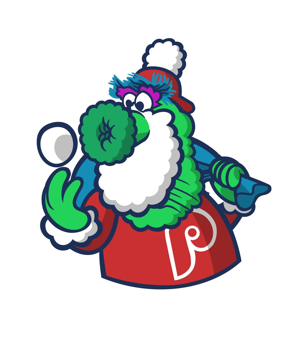 Phanatic Loves Santa! Vinyl Sticker - Etsy