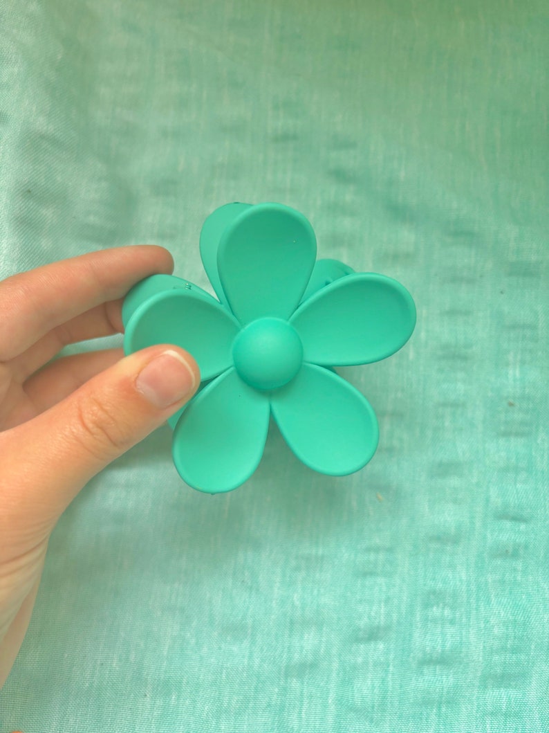 Flower Claw Clips - Etsy