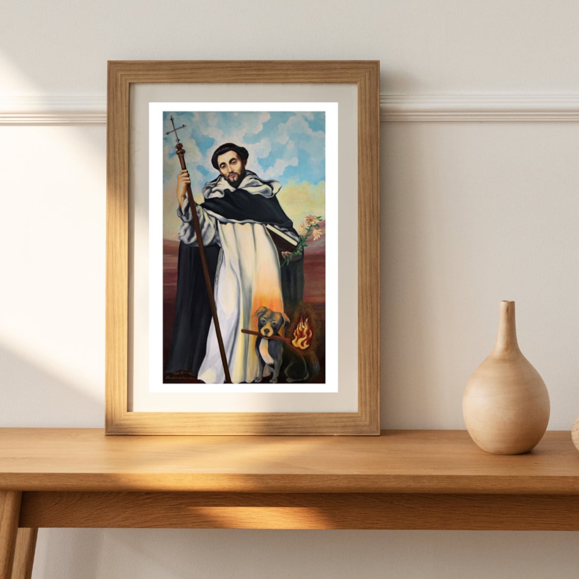 Saint Dominic Order, Crucifix, Cross, Dog, Roads, the Word of the Bible ...