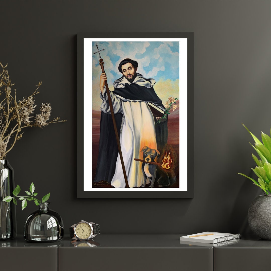 Saint Dominic Order, Crucifix, Cross, Dog, Roads, the Word of the Bible ...