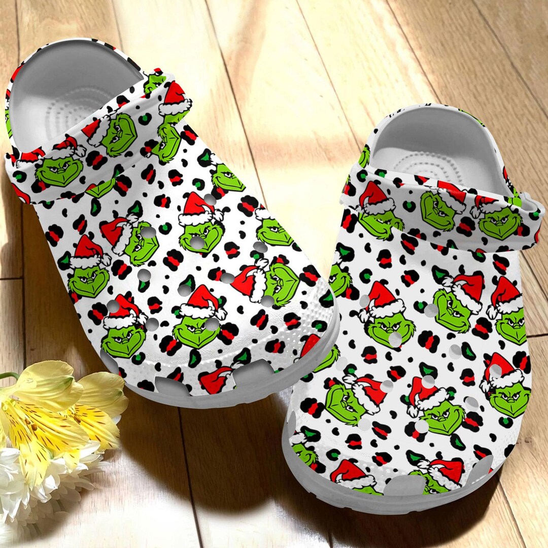 Christmas Grinch Slippers, the Grinch Gifts, the Grinch Clogs, Grinch ...