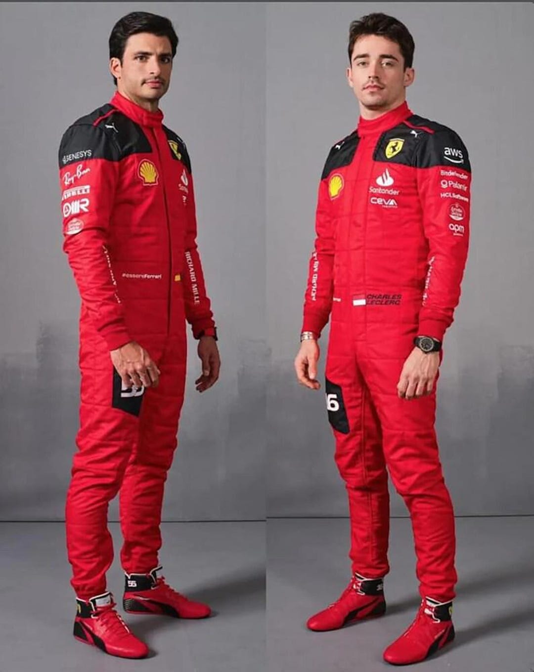 Go Karting Suit Ferrari Suit F1 Racing Suits With Digital Sublimation ...