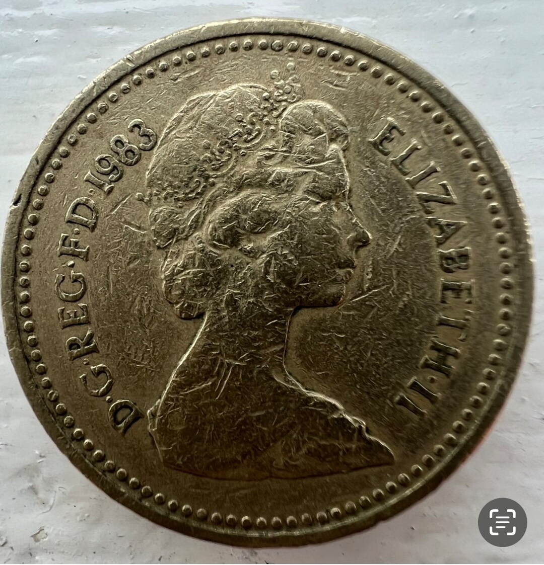 One Pound Coins 1983 - Etsy