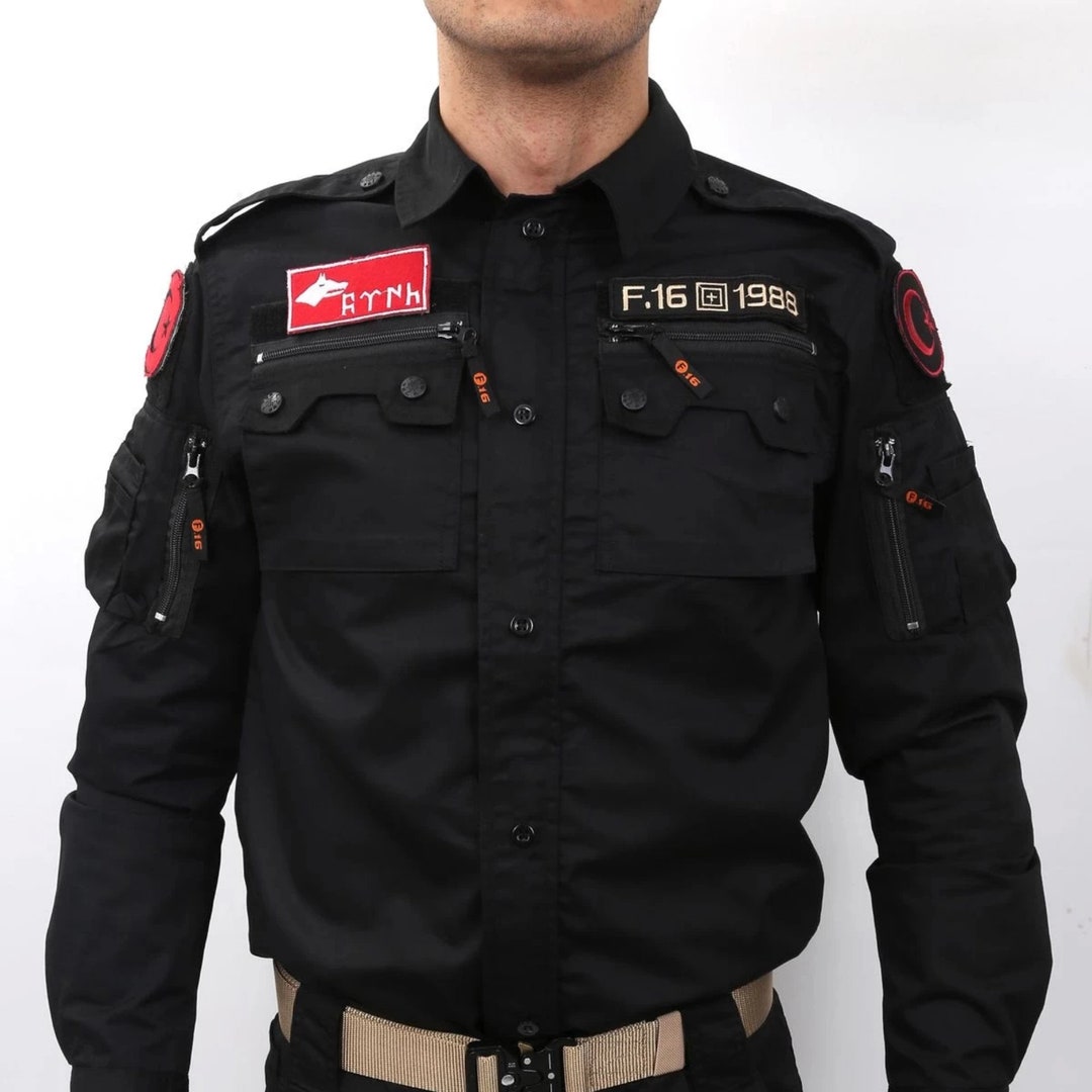 Black Outdoor Tactical Suit F-16,tarkov,airsoft,armor,vest,call of Duty ...