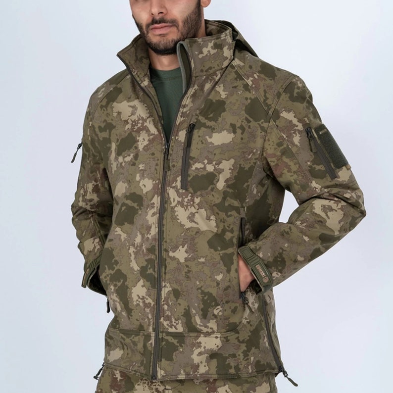 Soft-shell Tactical Coat, Infantry New Gendarmerie Camouflage Pattern ...