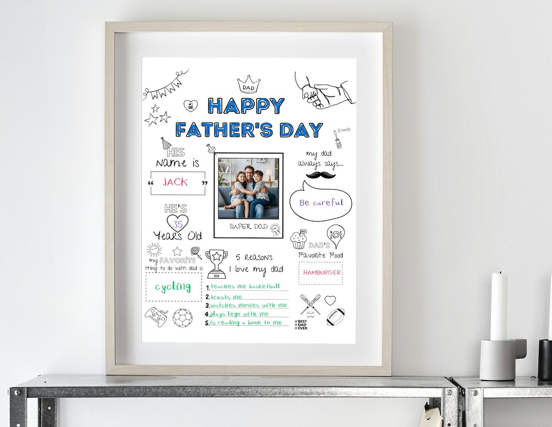 Father's Day Handprint Printable, Fathers Day Activity, Fathers Day ...