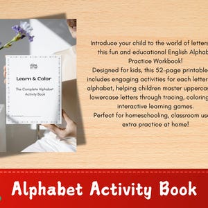 Alphabet Coloring Pages: 52 Printable Letter Tracing Worksheets (PDF ...