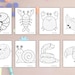 Animal Dot Marker Coloring Pages: 50 Fun Printable Worksheets (digital ...