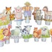 Farm Animal Paper Finger Puppet Template for Kids | Printable DIY Craft ...