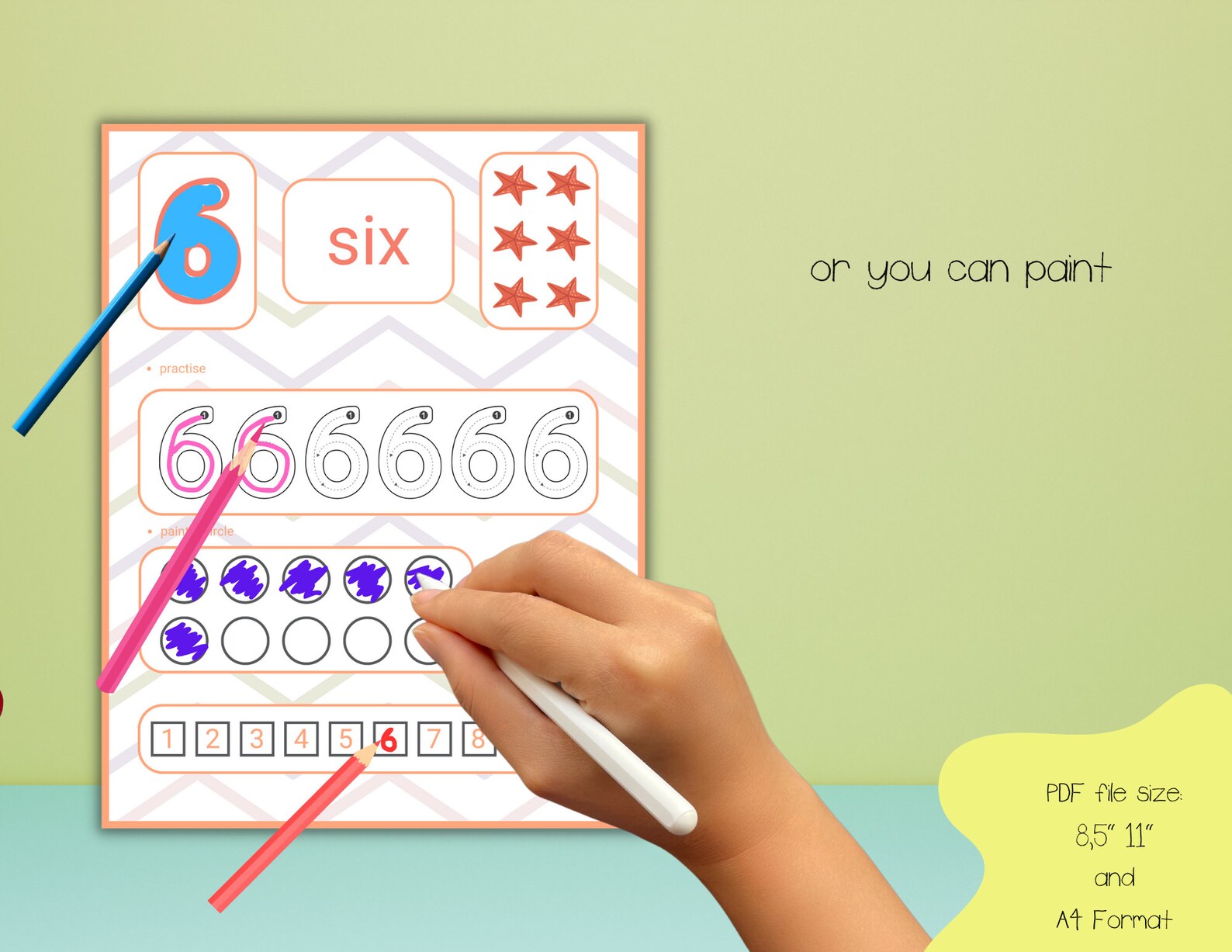 Printable Learning Bundle: Numbers 1-10 for Preschool & Kindergarten ...