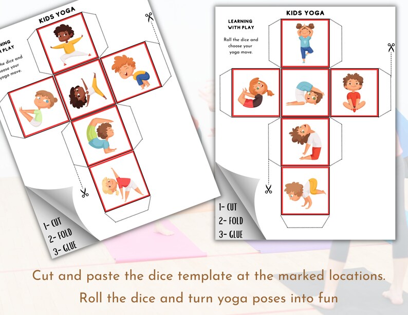Kids Yoga Cards | 12 Yoga Poses for Children | Printable Yoga Game ...