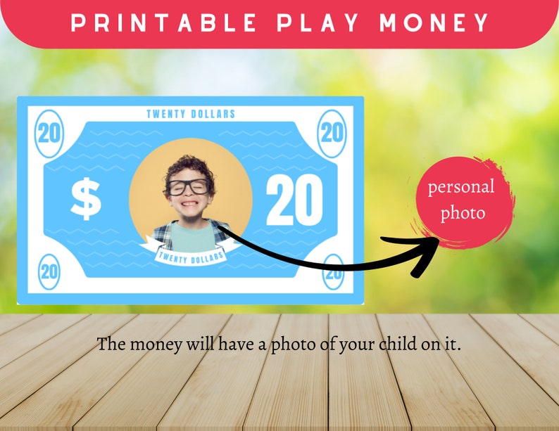 Personalized Play Money Set: Kids Chore & Reward Bucks (PDF) - Etsy