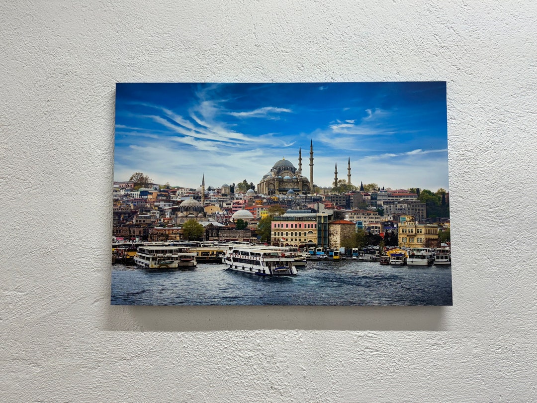 Suleymaniye Mosque Canvas Print: Istanbul Cityscape Wall Art - Etsy