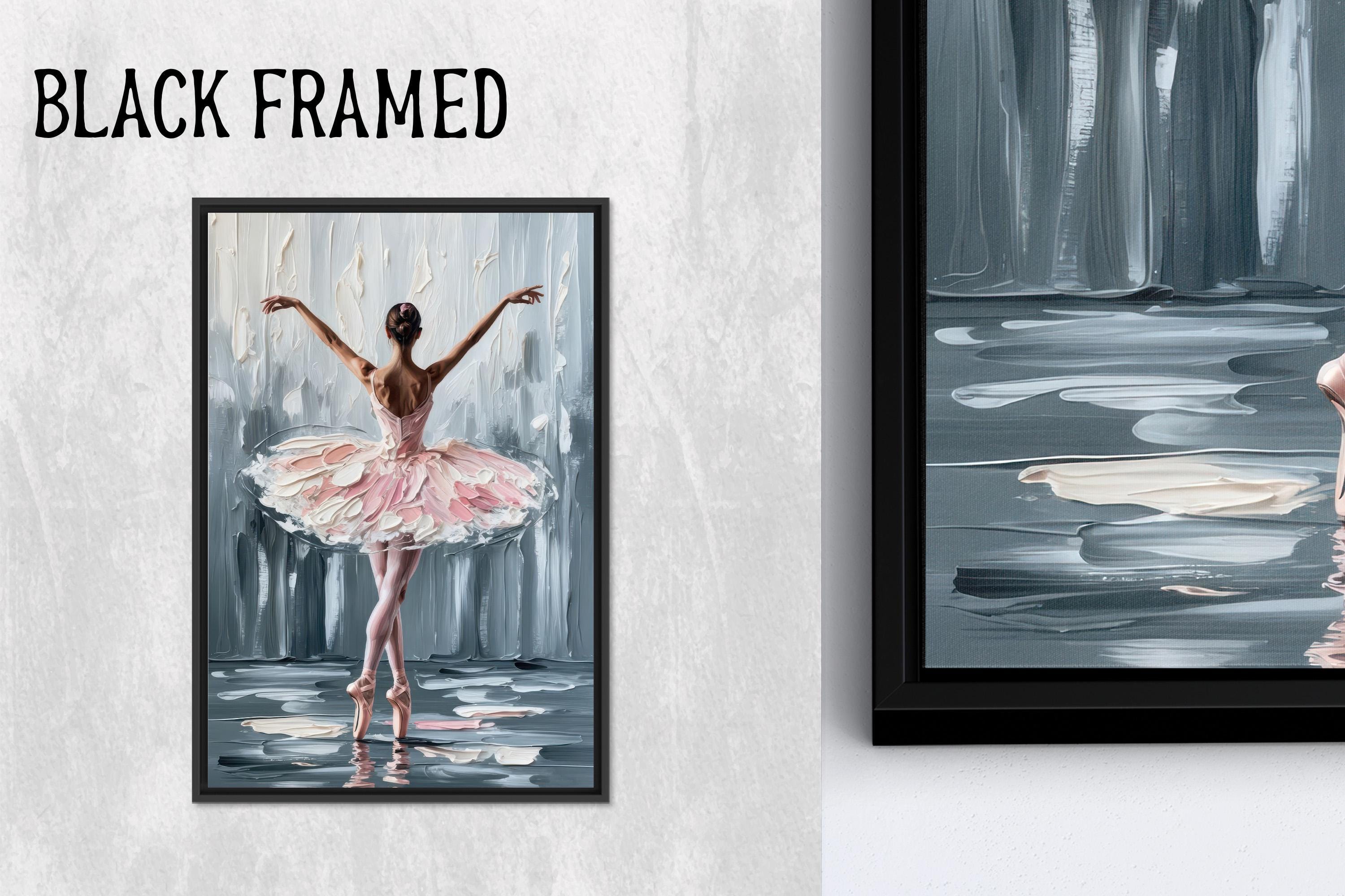 Ballet Dancer Canvas Art: Pink Tutu Ballerina, Dance Studio Decor - Etsy