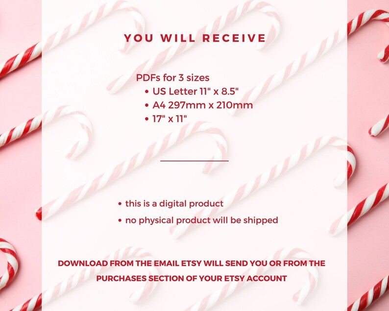 Legend of the Candy Cane Activity Placemat, Candy Cane Story of Jesus ...