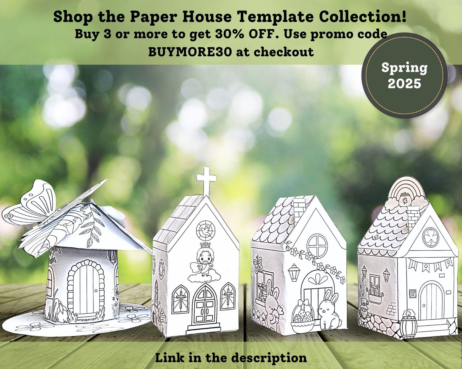 St Patrick's Day Leprechaun 3D Paper House Kit, Craft for Kids, DIY ...