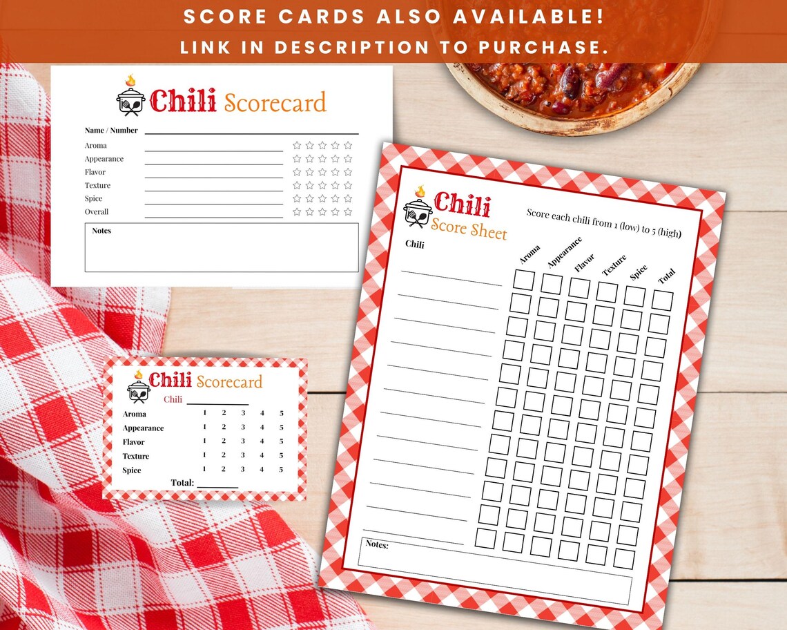 Chili Cook off Flyer Template, Office Chili Cookoff Editable Invitation ...