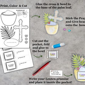 Ash Wednesday Craft, Catholic Lent Craft, Sunday School Craft, Lent for ...
