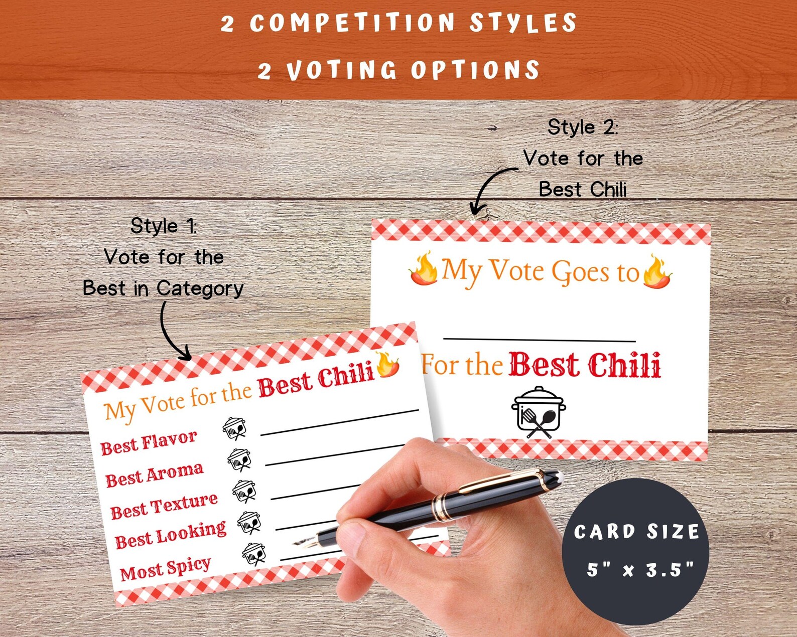 Chili Cook off Printable Award Certificates, Chili Cook off Score Card ...