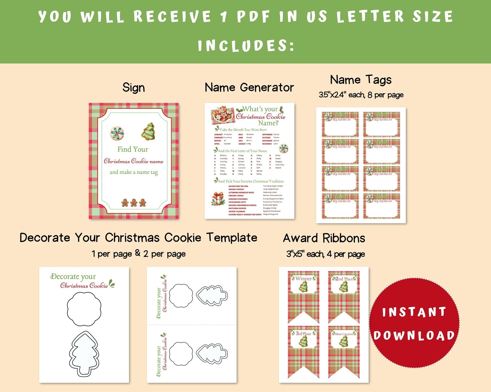 What’s Your Christmas Cookie Name Generator Game, Cookie Decorating ...