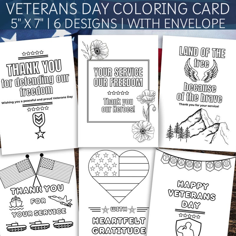 Veterans Day Cards - Etsy