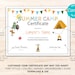 Summer Camp Editable Certificate Template, at Home Summer Camp Awards ...