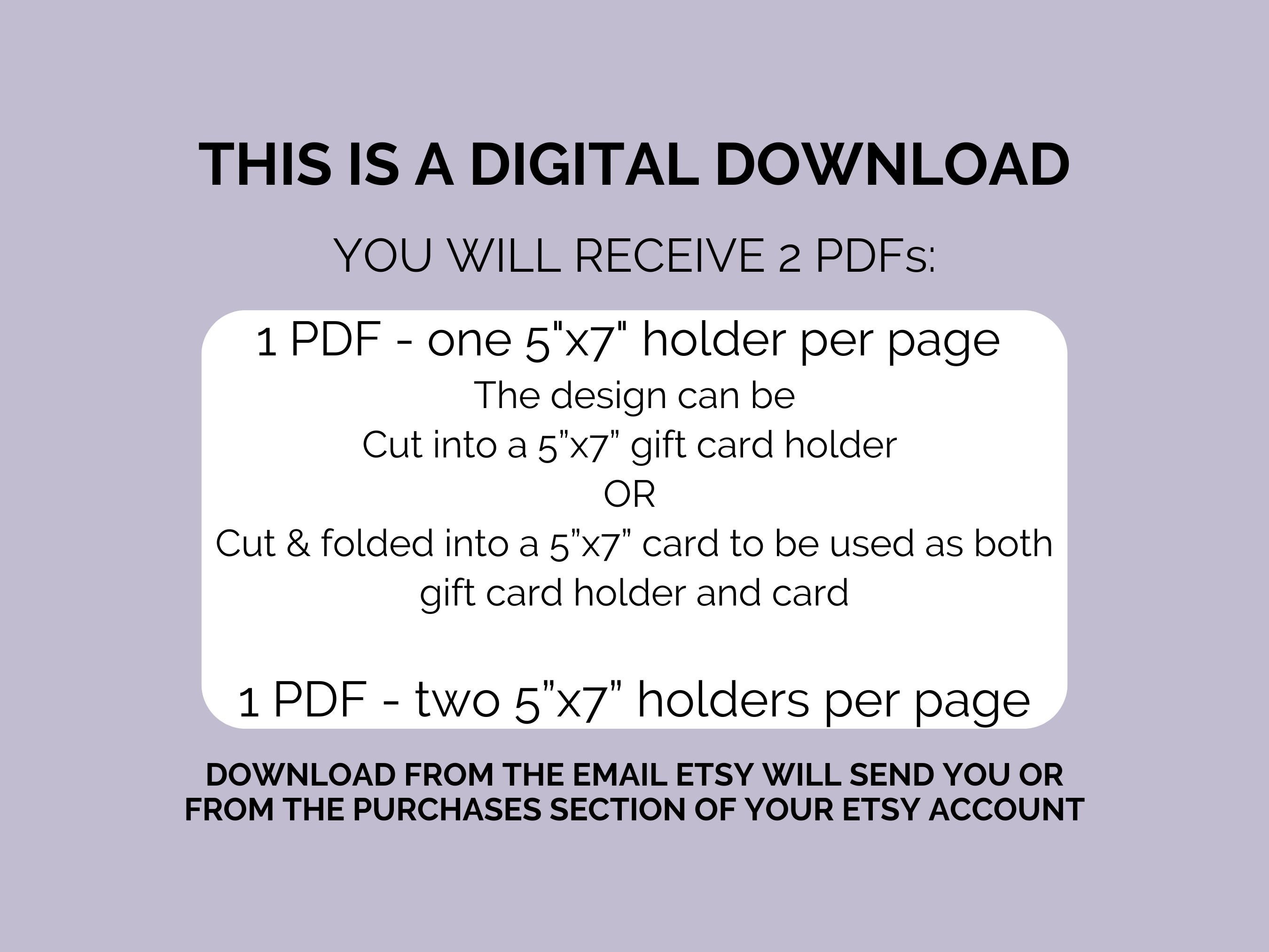 Fathers Day Gift Card Holder, Printable Fathers Day Card, Coffee Gift ...