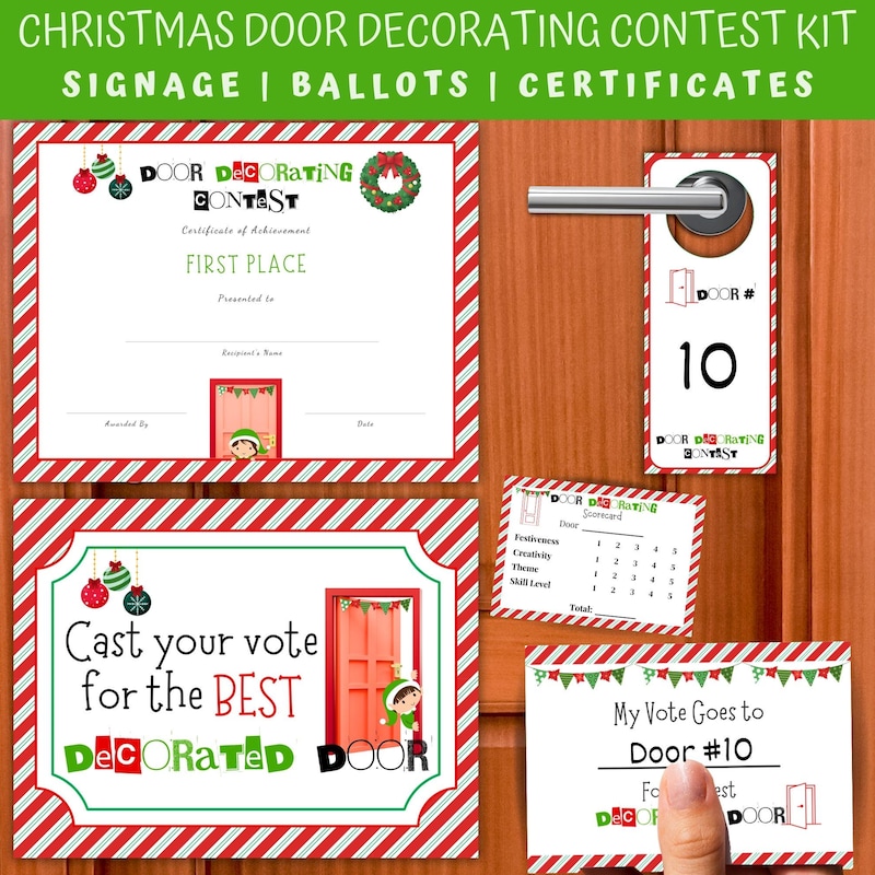 Classroom Door Decorating Contest Ballot - Etsy