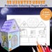 Haunted House Papercraft, 3D Paper House Template, Spooky Paper Houses ...