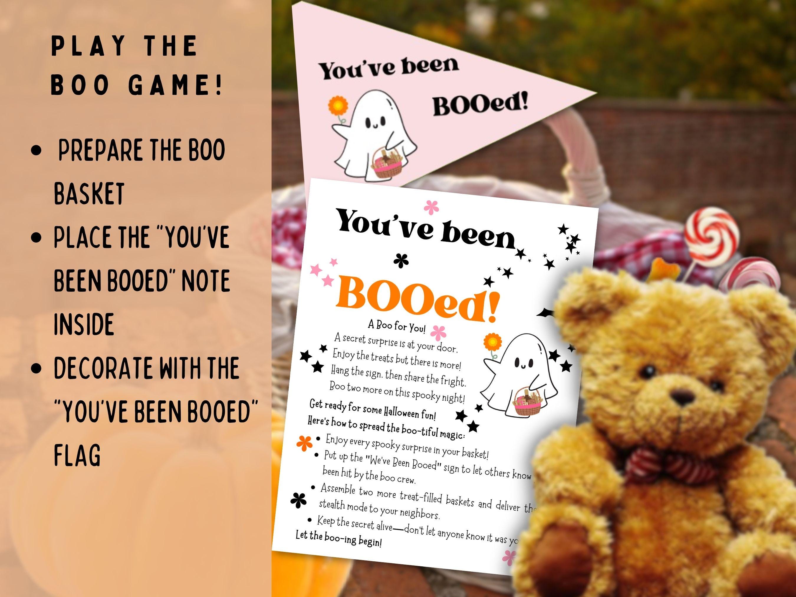 Youve Been Booed Halloween Boo Kit, Halloween Boo Game, Boo Your ...