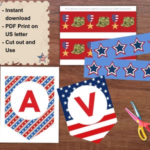Veterans Day Bulletin Board Kit, Patriotic Posters, Thank You Veterans ...