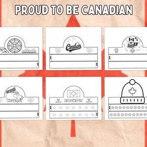 Canada Day Paper Crown Craft, Elbows up Canada Hat, Canada Day Party ...