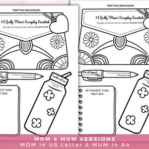 Mothers Day Sunday School Craft, Mothers Day Printable Christian Craft ...