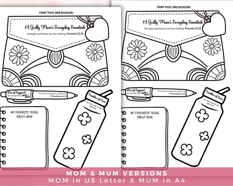 Mothers Day Sunday School Craft, Mothers Day Printable Christian Craft ...