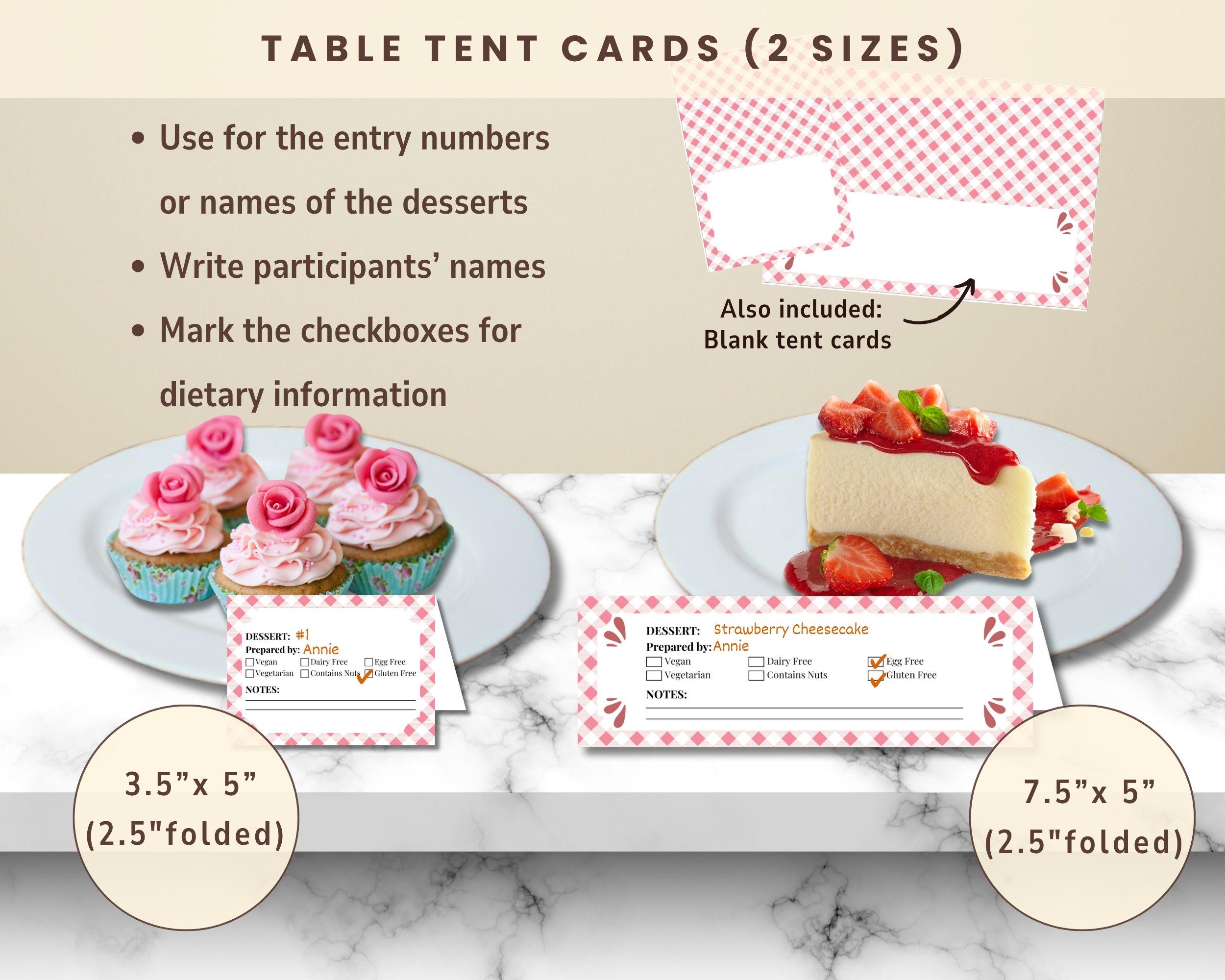 Dessert Bake off Contest Best Dessert Award Certificate, Dessert Baking ...