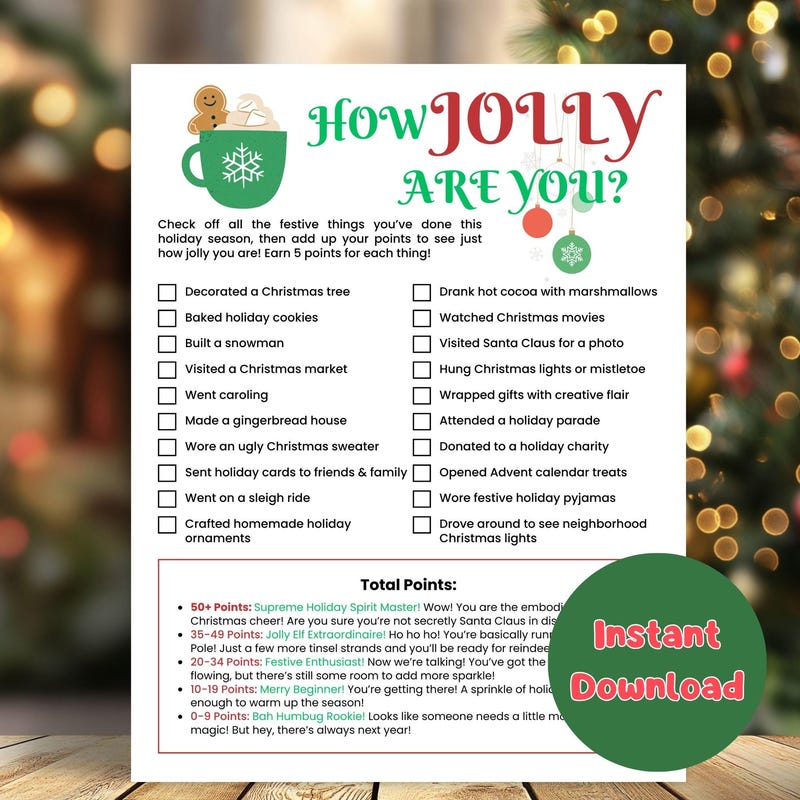 Christmas Party Game - Etsy