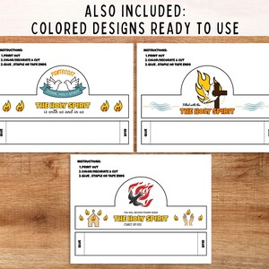 Pentecost Craft Printable Crown, Bible Craft for Kids, Sunday School ...