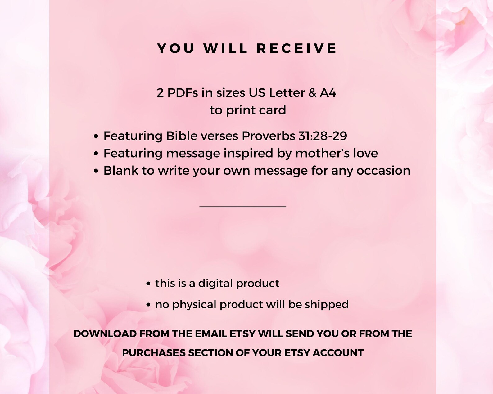 Mothers Day Flower Coloring Card, Proverbs 31 Mothers Day Card, Bible ...