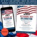 Editable Veterans Day Event Flyer, Animated Invitation Party Template ...