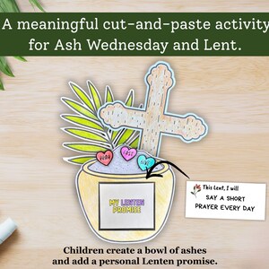 Ash Wednesday Craft, Catholic Lent Craft, Sunday School Craft, Lent for ...