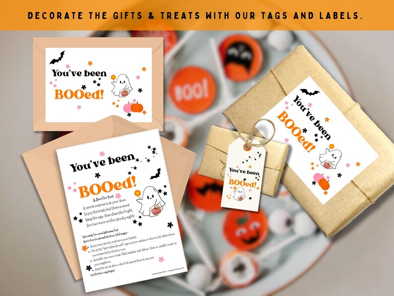 Youve Been Booed Halloween Boo Kit, Halloween Boo Game, Boo Your ...
