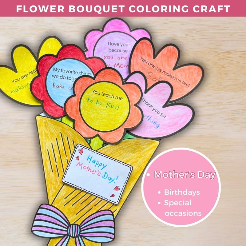 Build a Bouquet Craft - Etsy