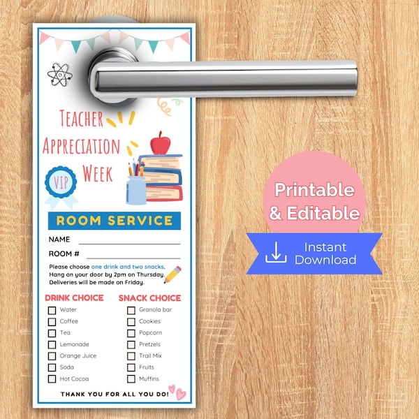 Teacher Room Service - Etsy