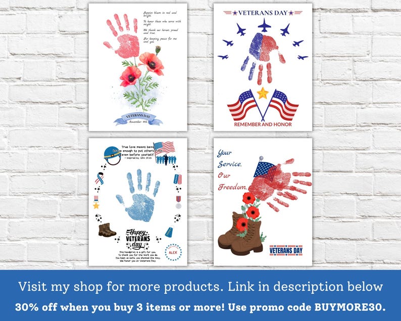 Bible Verse Veterans Day Handprint Craft, Sunday School Craft ...