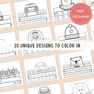 Canada Day Paper Crown Craft, Elbows up Canada Hat, Canada Day Party ...